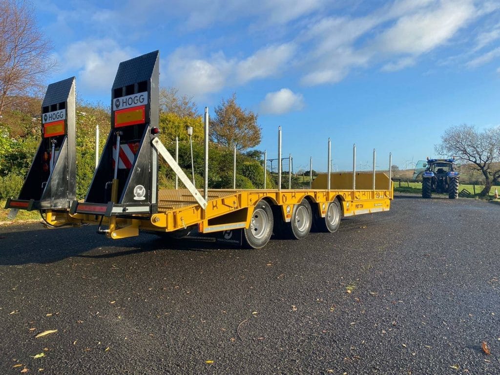Hogg 30Ton Tri-axle Lowloader Trailer - DA Forgie Limavady Lisburn